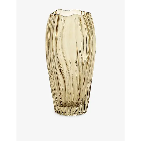 SERAX 02 Glass Vase 25cm - Yellow