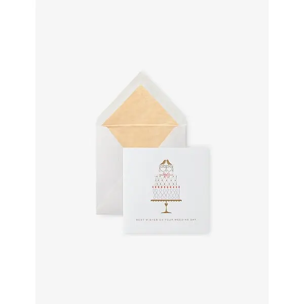 Smythson Wedding Cake Card