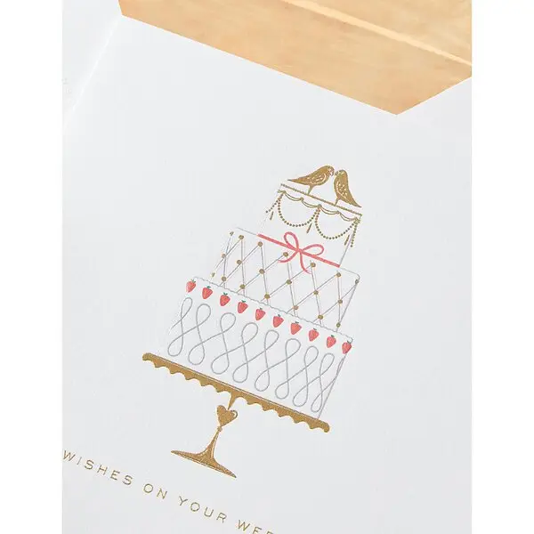 Smythson Wedding Cake Card