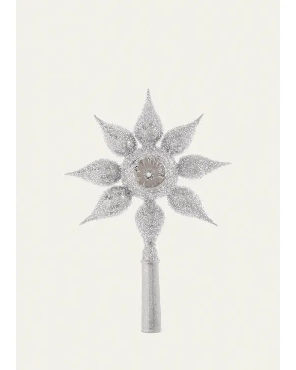 Bergdorf Goodman Star Christmas Tree Topper - Silver