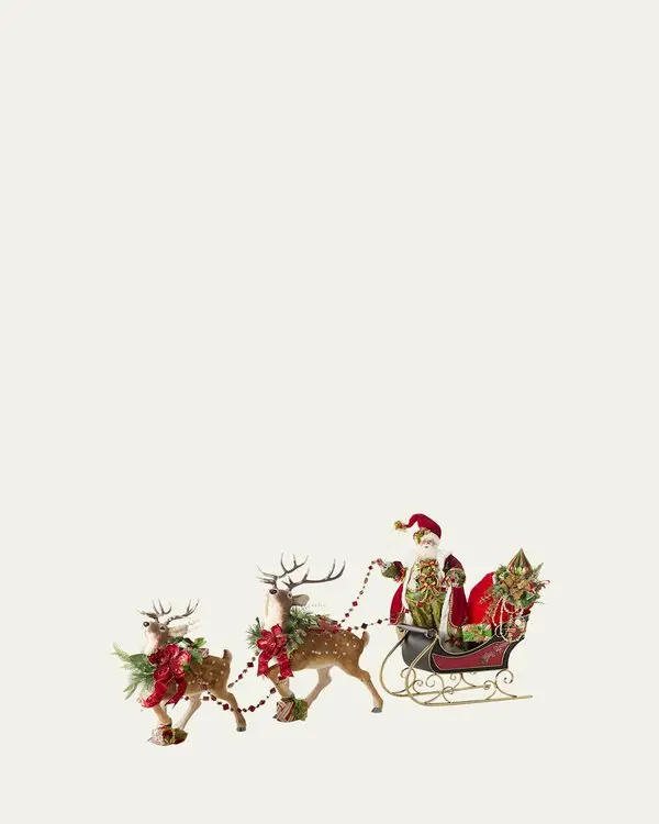 MARK ROBERTS Santa's Sparkling Ride - Multi