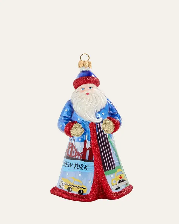 JOY TO THE WORLD COLLECTIBLES Tour Of Nyc Santa Christmas Ornat - Multi