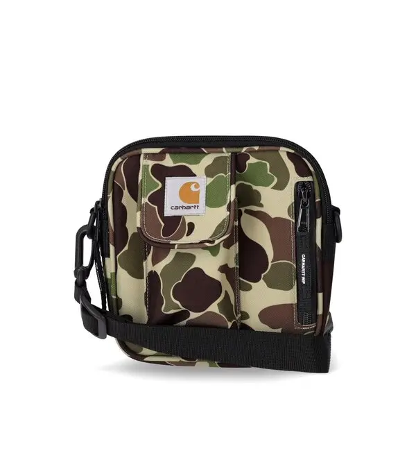 Carhartt Work In Progress Essentials Camo Duck Crossbody Bag - Green