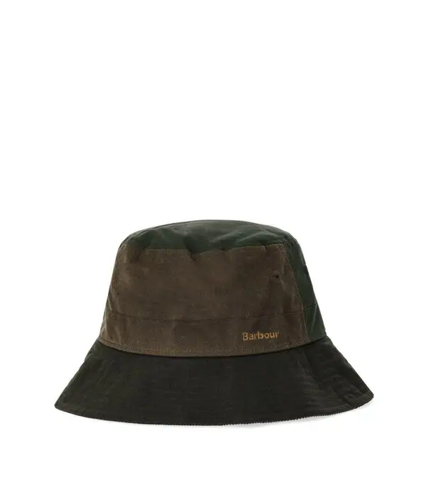 Barbour Brackley Wax Bucket Hat - Green