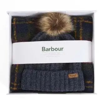Barbour Hat And Scarf Set