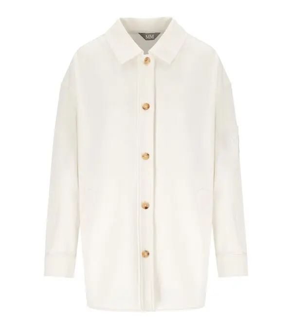 Max Mara Comma Shirt Jacket - White