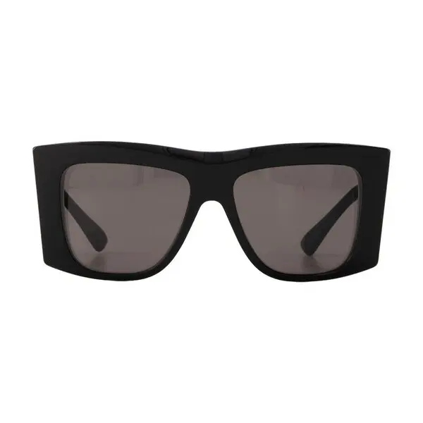 Bottega Veneta Full Rim Square Frame Sunglasses - Black