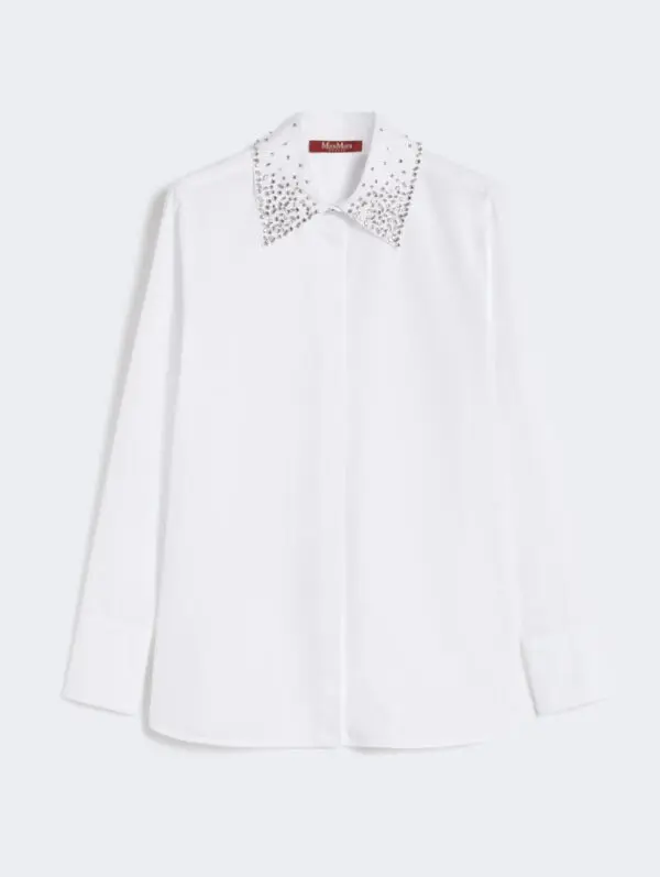 Max Mara Staffa Poplin Shirt - White