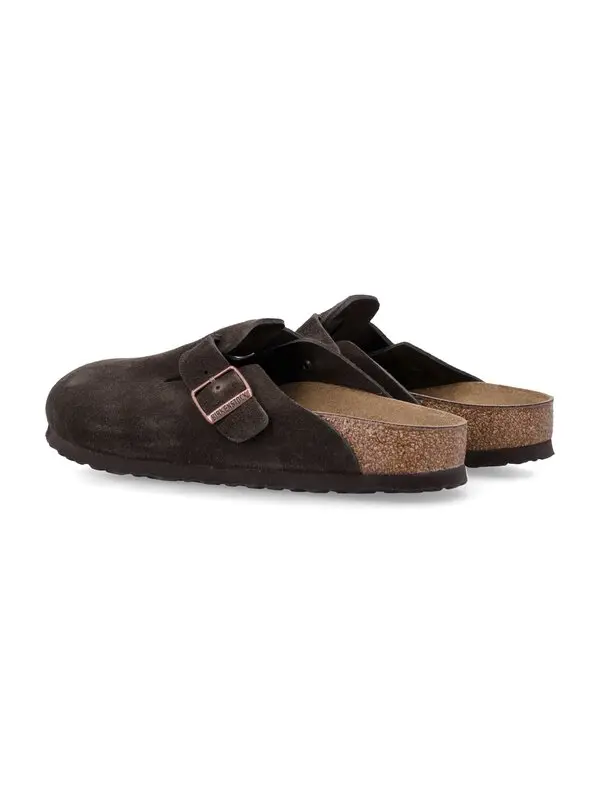 BIRKENSTOCK Boston Suede Clogs