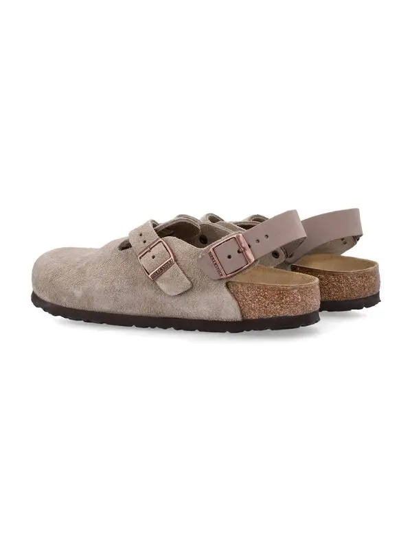 BIRKENSTOCK Tokio Nubuck Leather Mules