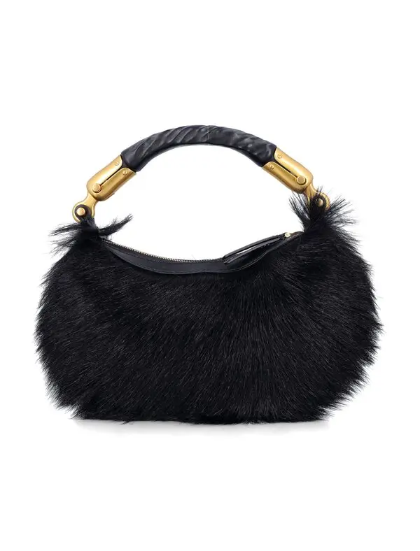 Balmain Fur Handbag