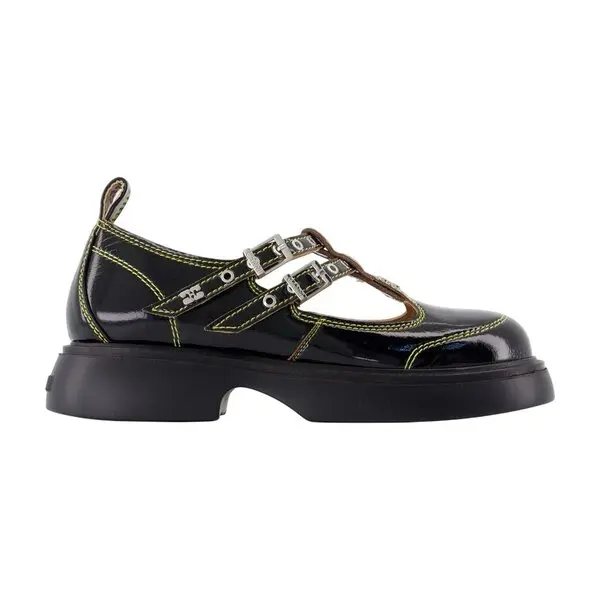 GANNI Everyday Butterfly Mary Jane - Black