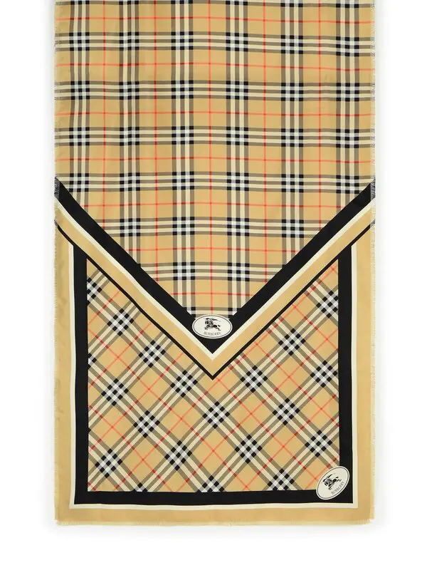 Burberry Wool Scarf - Beige
