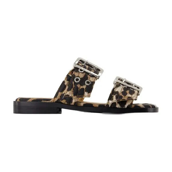 GANNI Feminine Sandals - Printed