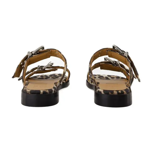 GANNI Feminine Sandals - Printed