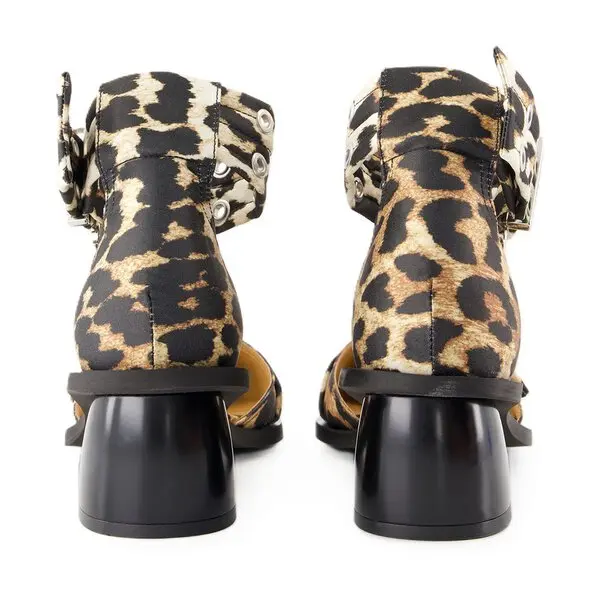 GANNI Open Cut Pumps - Printed