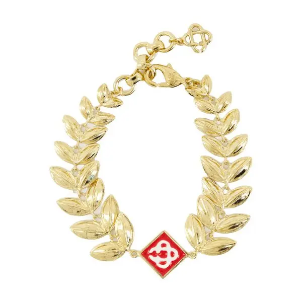 Casablanca Laurel Leaf Bracelet - Gold