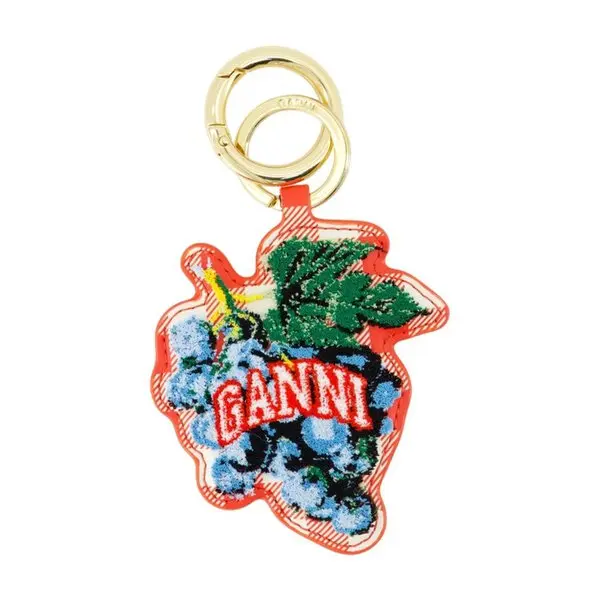 GANNI Grape Keyring - Red