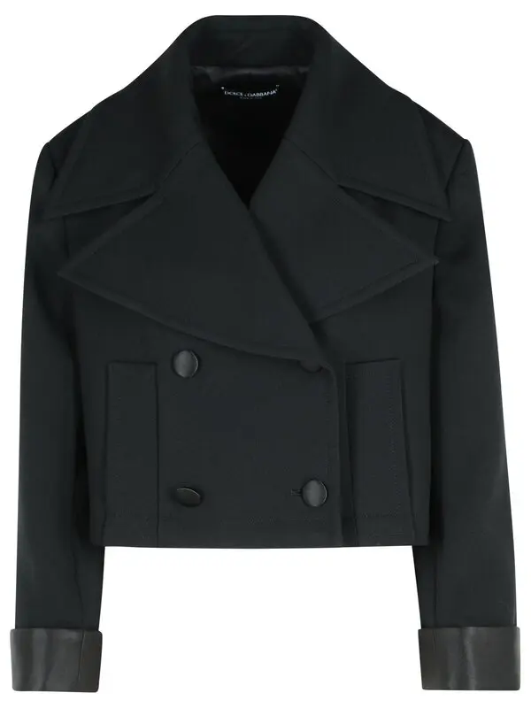 Dolce & Gabbana Virgin Wool Blend Jacket - Black