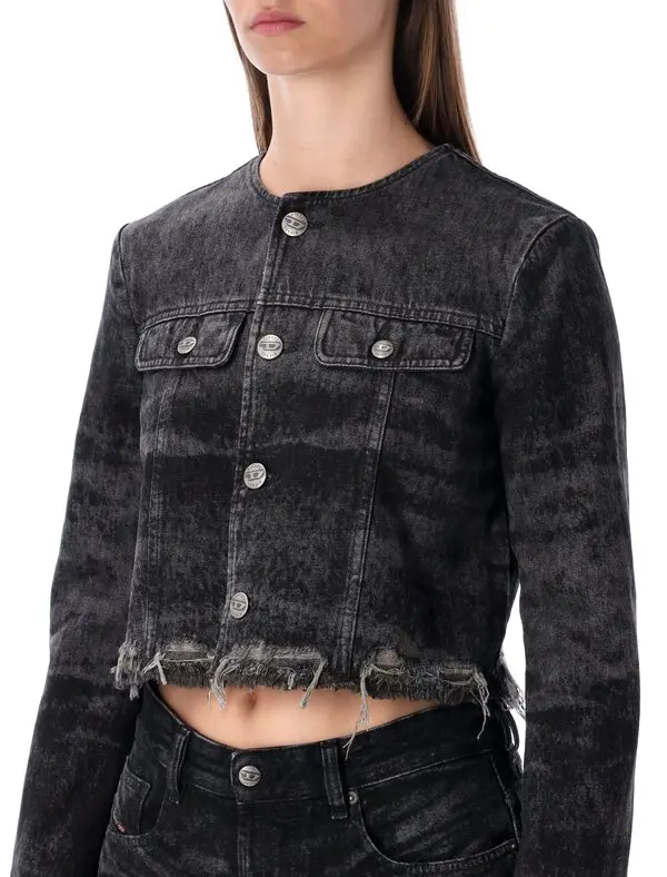 DIESEL Runway Fw25 Cropped Jacket