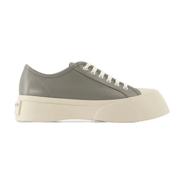 Marni Leather Sneakers - Grey