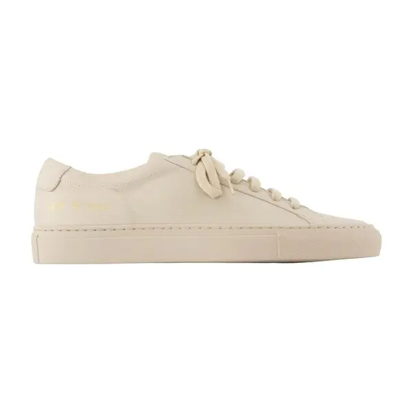 COMMON PROJECTS Achilles Leather Sneakers - Beige
