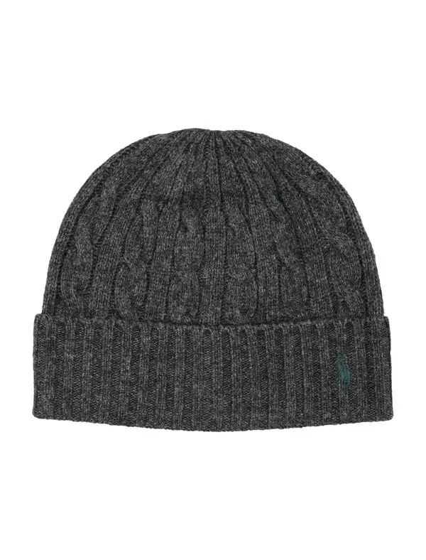Ralph Lauren Cable-knit Beanie - Dk Grey