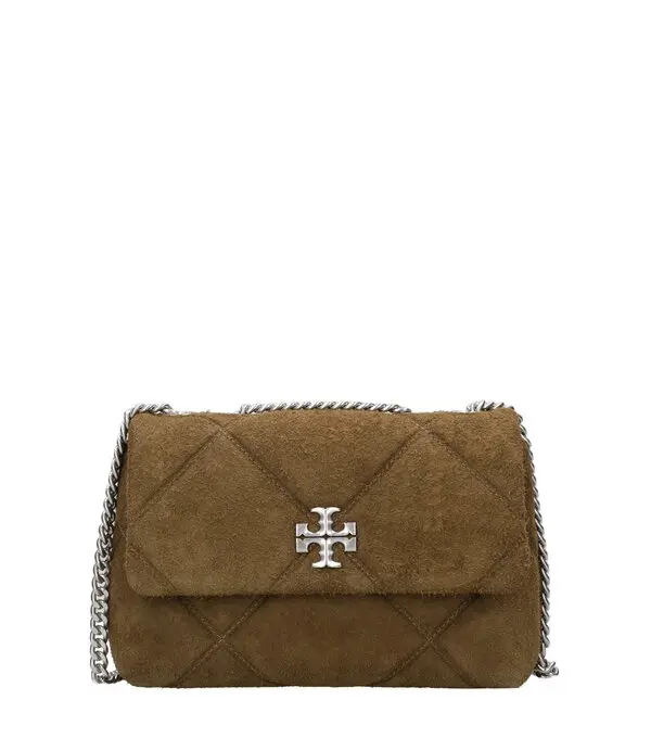 Tory Burch Suede And Nappa Leather Shoulder Bag