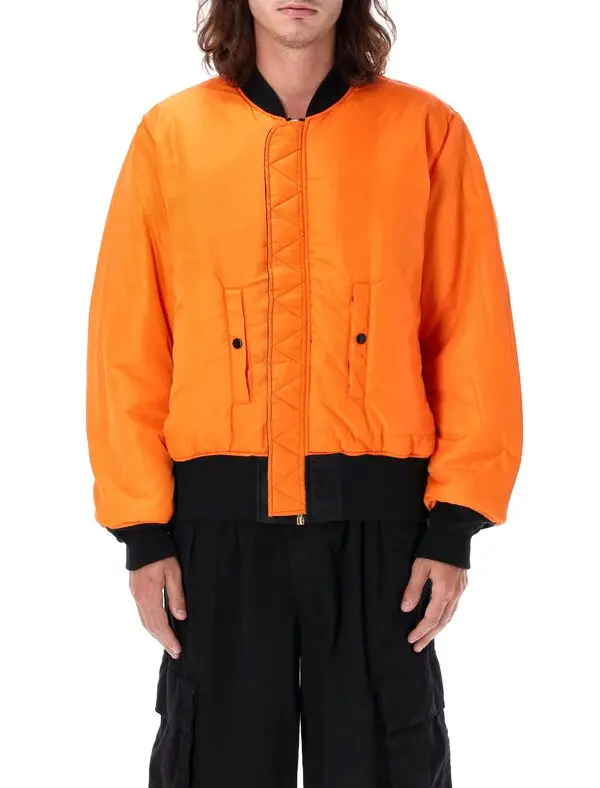 Alpha Industries Nylon Ma-1 Reversible Bomber - Black