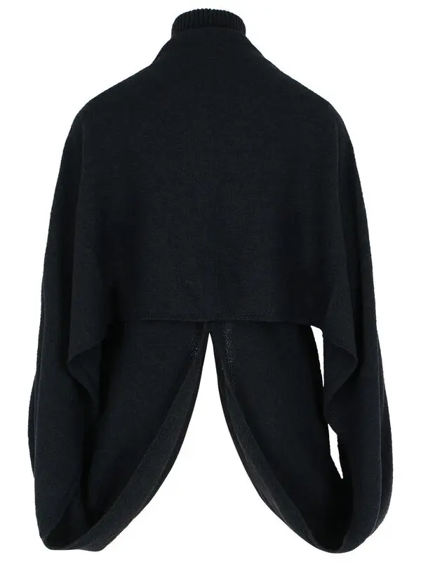 Sportmax Virgin Wool Blend High Neck Sweater