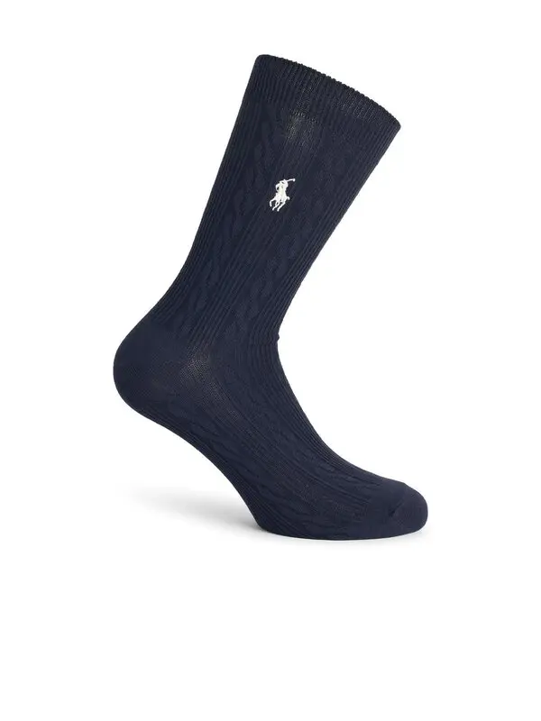 Polo Ralph Lauren Bear 3-pack Cotton Blend Socks - Multicolor
