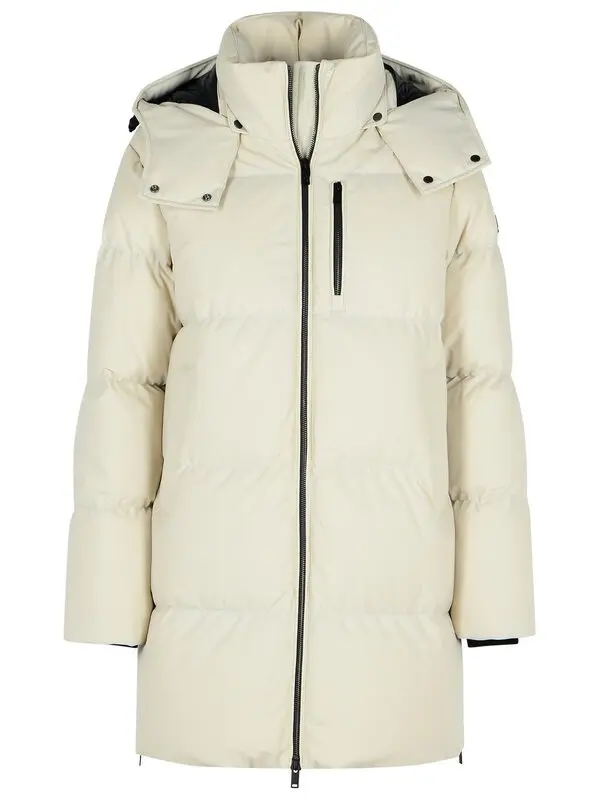 Moose Knuckles Polyamide Blend Down Jacket - Ivory