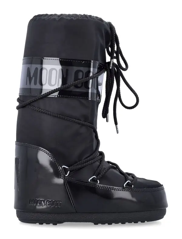 Moon Boot Classic Icon Glance Boots - Black