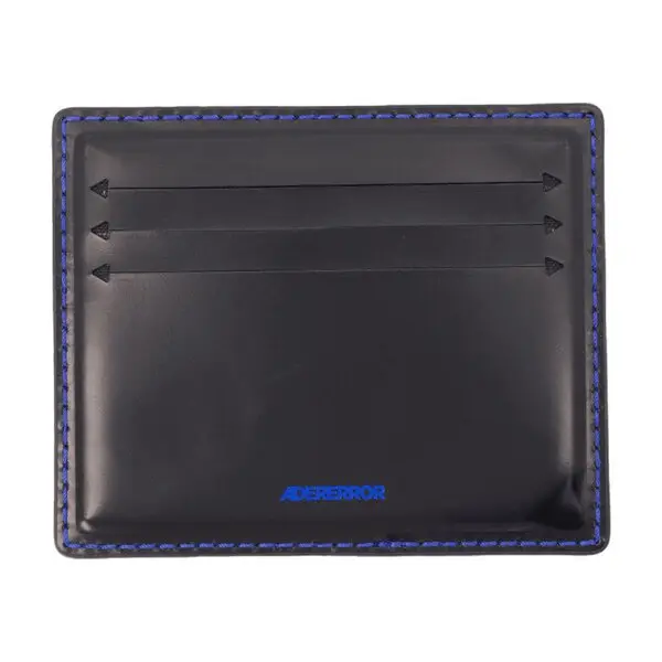 ADER ERROR Card Holder Leather - Black