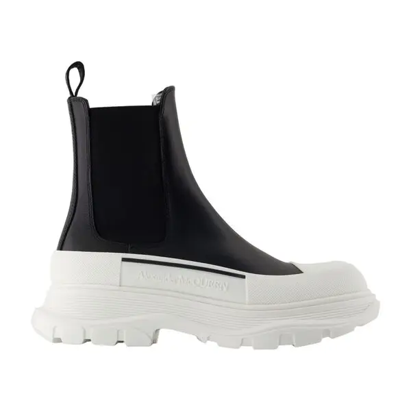 Alexander McQueen High Rubber Ankle Boots