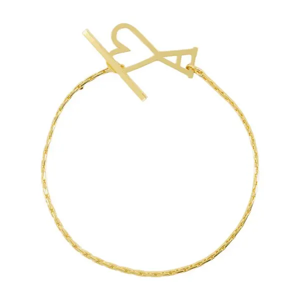 Ami Adc Metal Bracelet - Gold