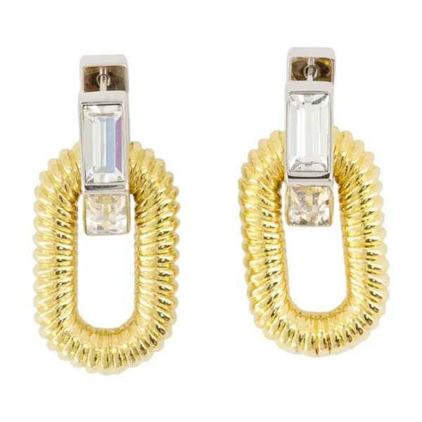 Rabanne Earrings Aluminum - Gold