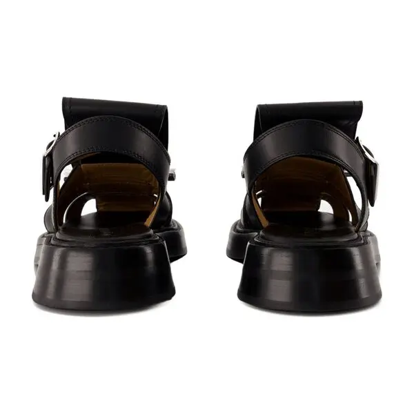 Alexander McQueen Leather T-bar Sandals