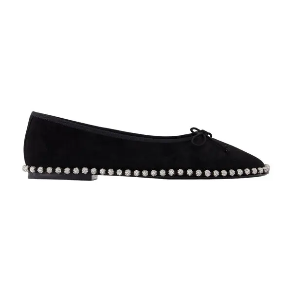 Alexander Wang Lina Ballchain Leather Ballerinas