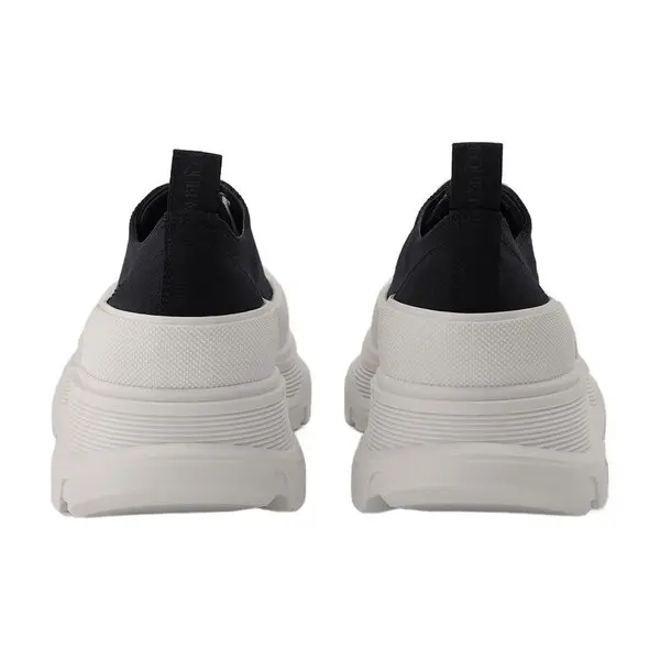 Alexander McQueen Tread Slick Canvas Sneakers - Black