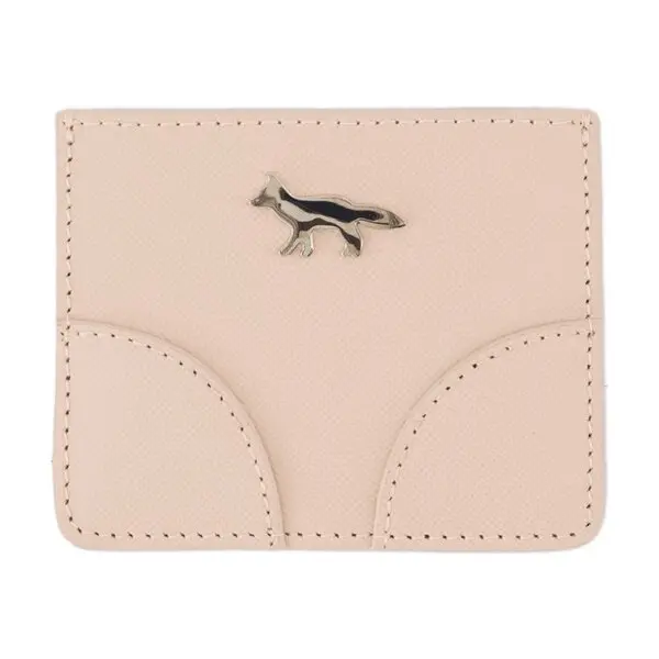 Maison Kitsuné Boogie Card Case Leather - Pink