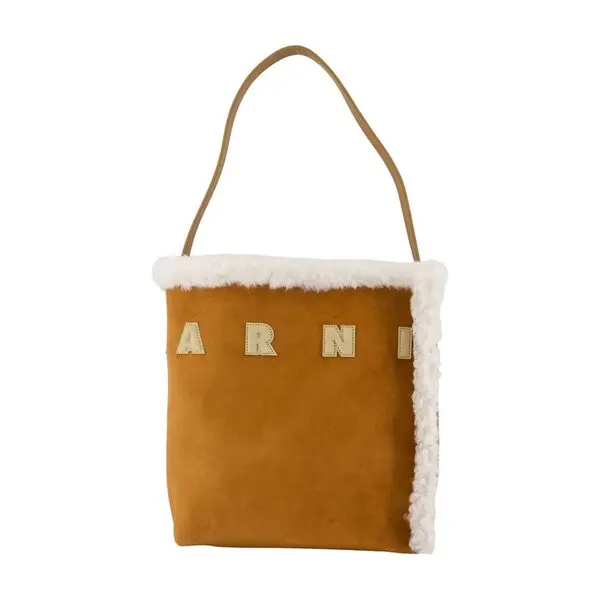 Marni Museo Mini Leather Shopper Bag
