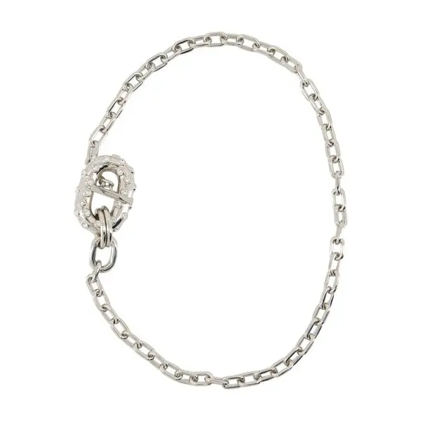 Rabanne Aluminum Chain Necklace - Silver