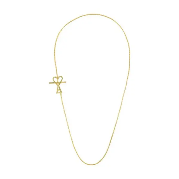 Ami Adc 2 In 1 Chain Necklace - Gold