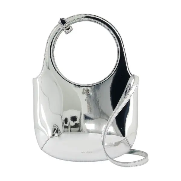 COURREGES Holy Mirror Purse - Silver