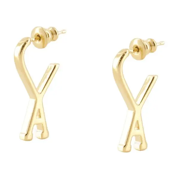 Ami Adc Metal Earrings - Gold