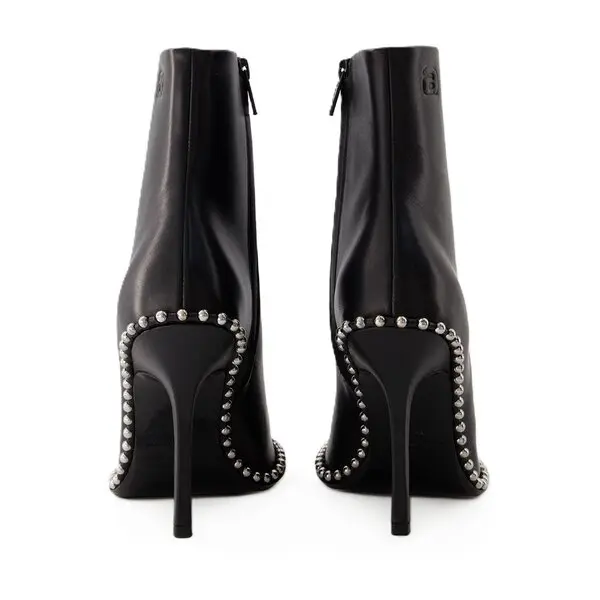 Alexander Wang Nova 105 Leather Ankle Boots