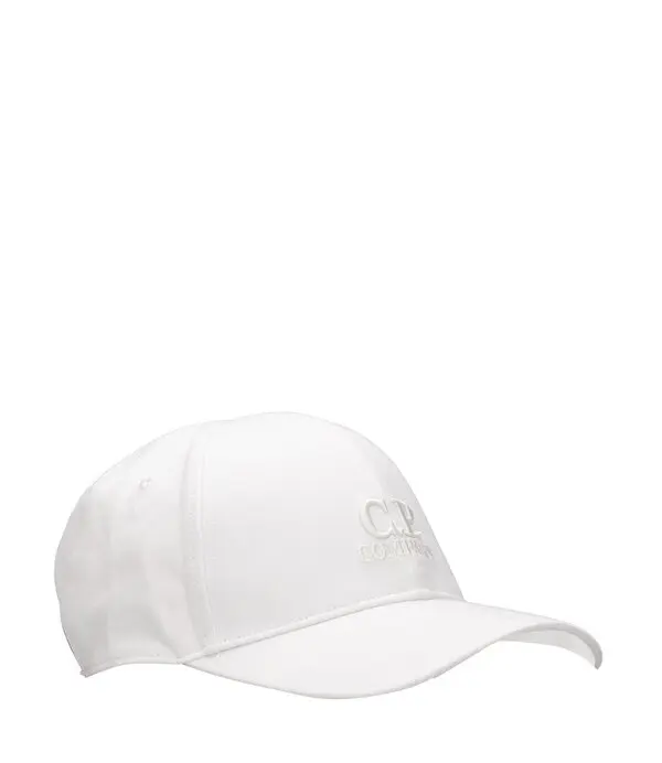 C.P. COMPANY Cotton Cap - White