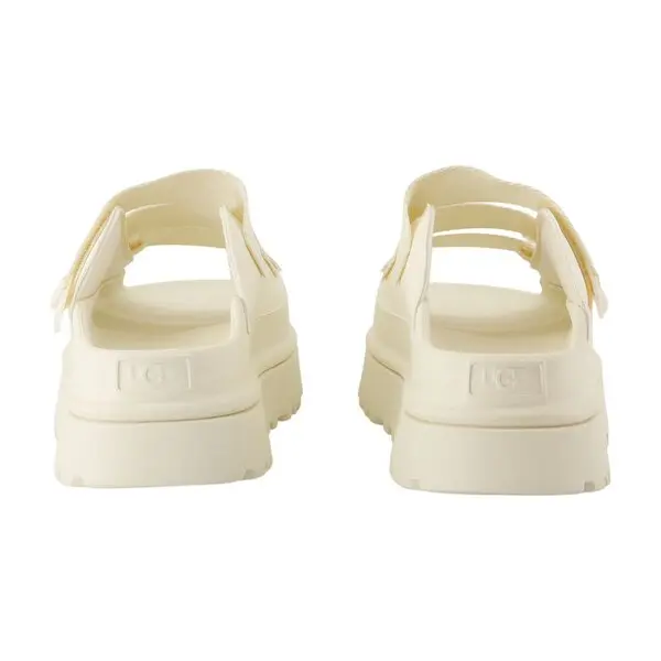 UGG Mules With Synthetic Upper - White