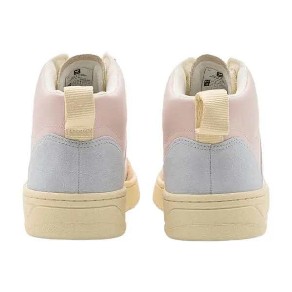 VEJA V-15 Leather High-top Sneakers - Multicolor